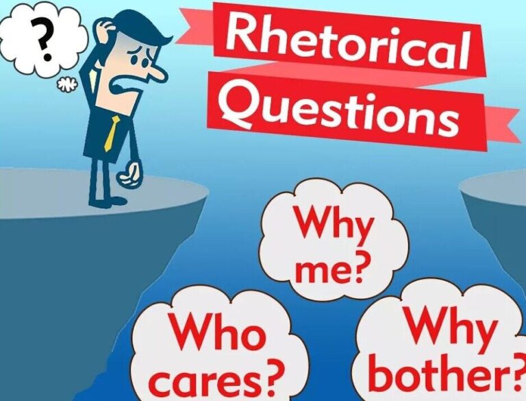 What is a rhetorical question? - British Author